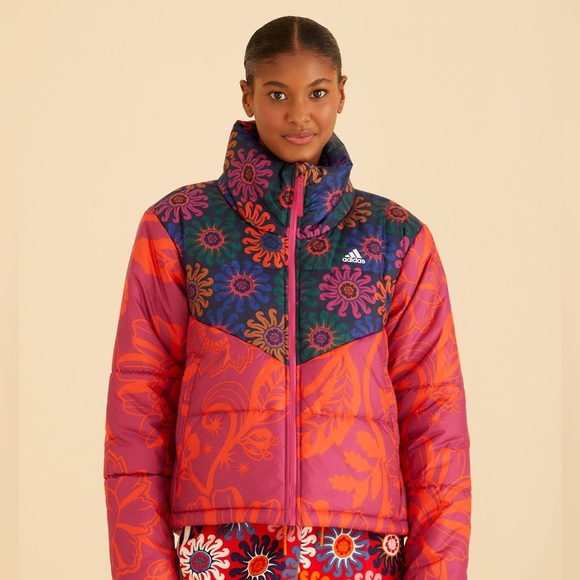 FARM Rio | Jackets & Coats | Farm Rio Puffer Quilted Jacket In ...